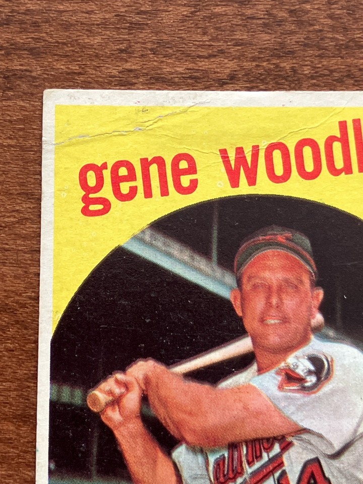 1959 Topps, #170 Gene Woodling, Low Grade (creases) | eBay