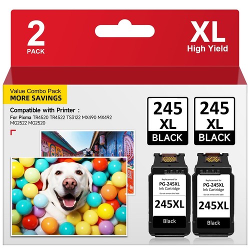 ColoWorld 245XL Ink Cartridge Replacement for Canon 245xl Black Ink for ...