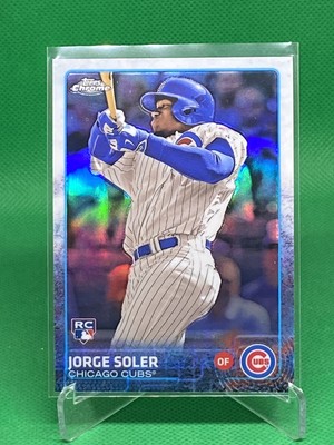 2015 Topps Chrome Jorge Soler RC #154 REFRACTOR Chicago Cubs Rookie ...