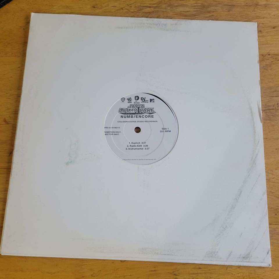 Jay-Z & Linkin Park Numb Encore 12" Roc A Fella Promo Vinyl | eBay
