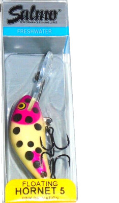Salmo 5F Hornet Crankbaits (Pink Dalmation) | eBay