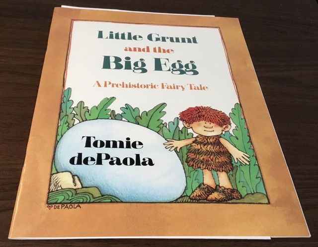 Little Grunt and Big Egg Tomie dePaola Book Prehistoric Fairy Tale RL 4 ...