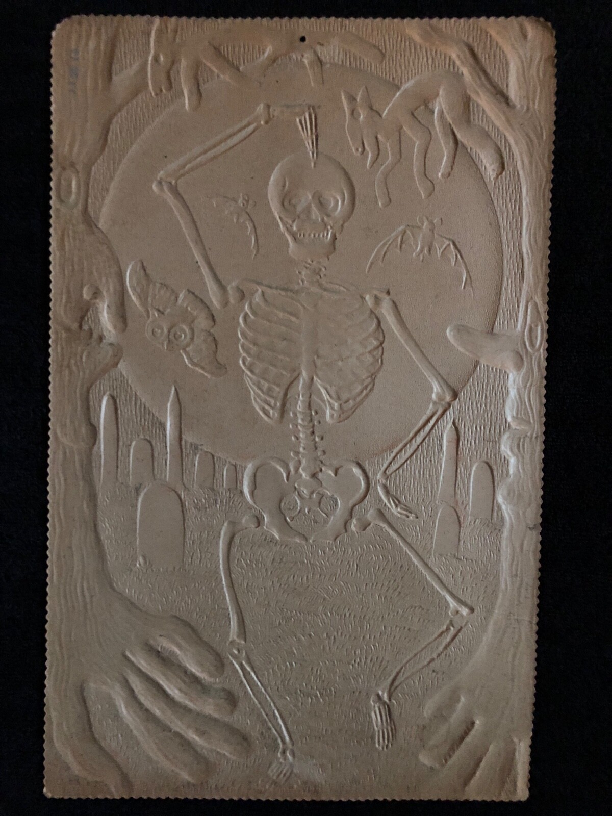 Incredibly Rare Vintage Halloween Skeleton Die-cut Beistle 1932 | eBay