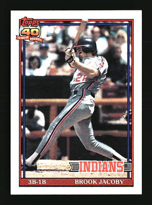 1991 Topps #47 Brook Jacoby NM | eBay