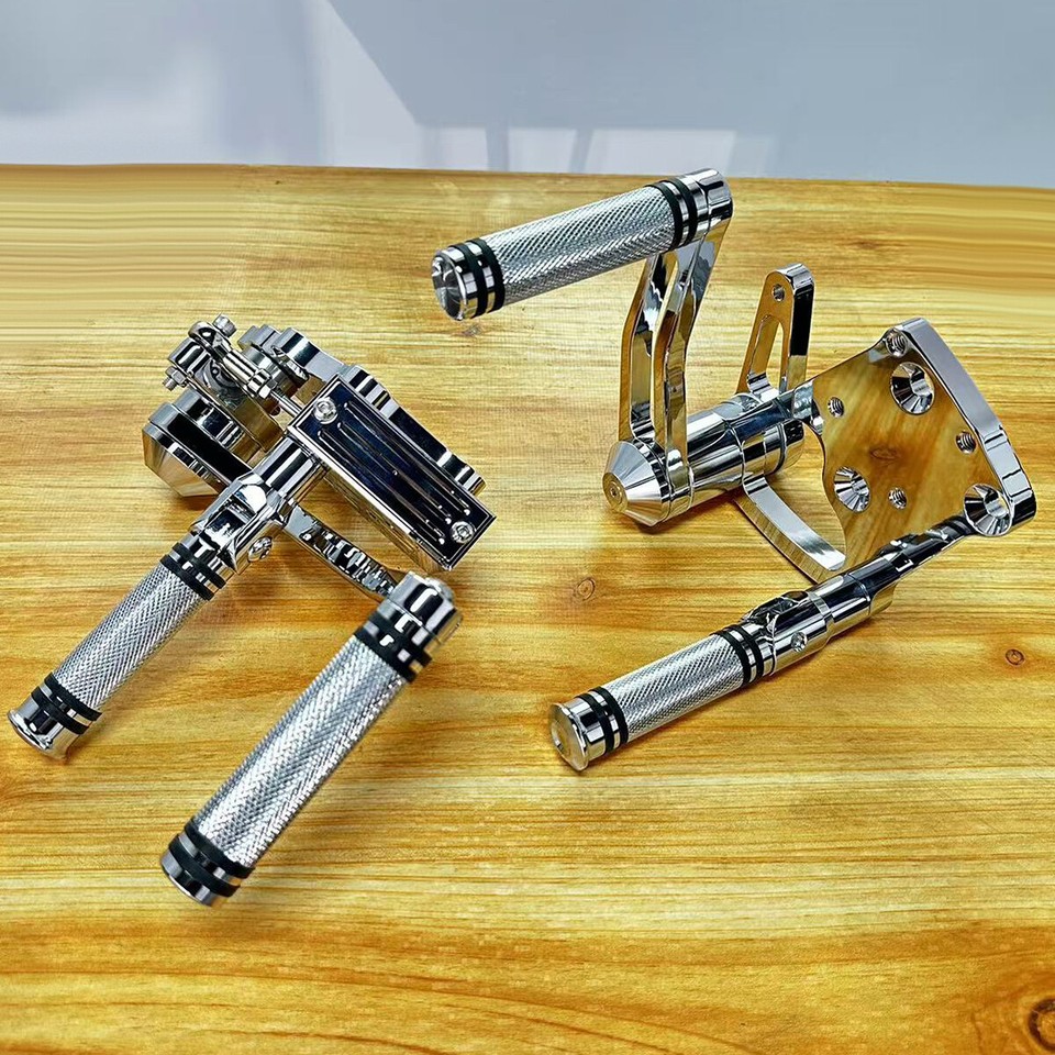 BILLET ALUMINUM CHROME FORWARD CONTROL KITS FOR HARLEY 2007-2017 ...