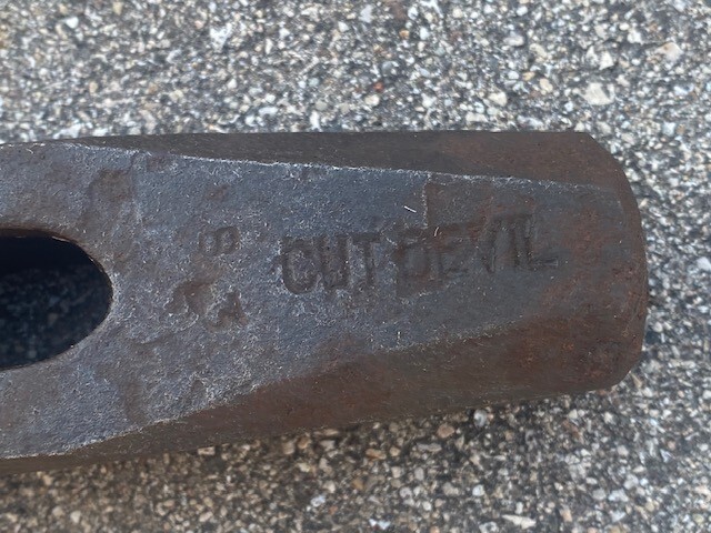 Antique Chicago & North Western Railway Cut Devil Railroad Hammer Spike ...