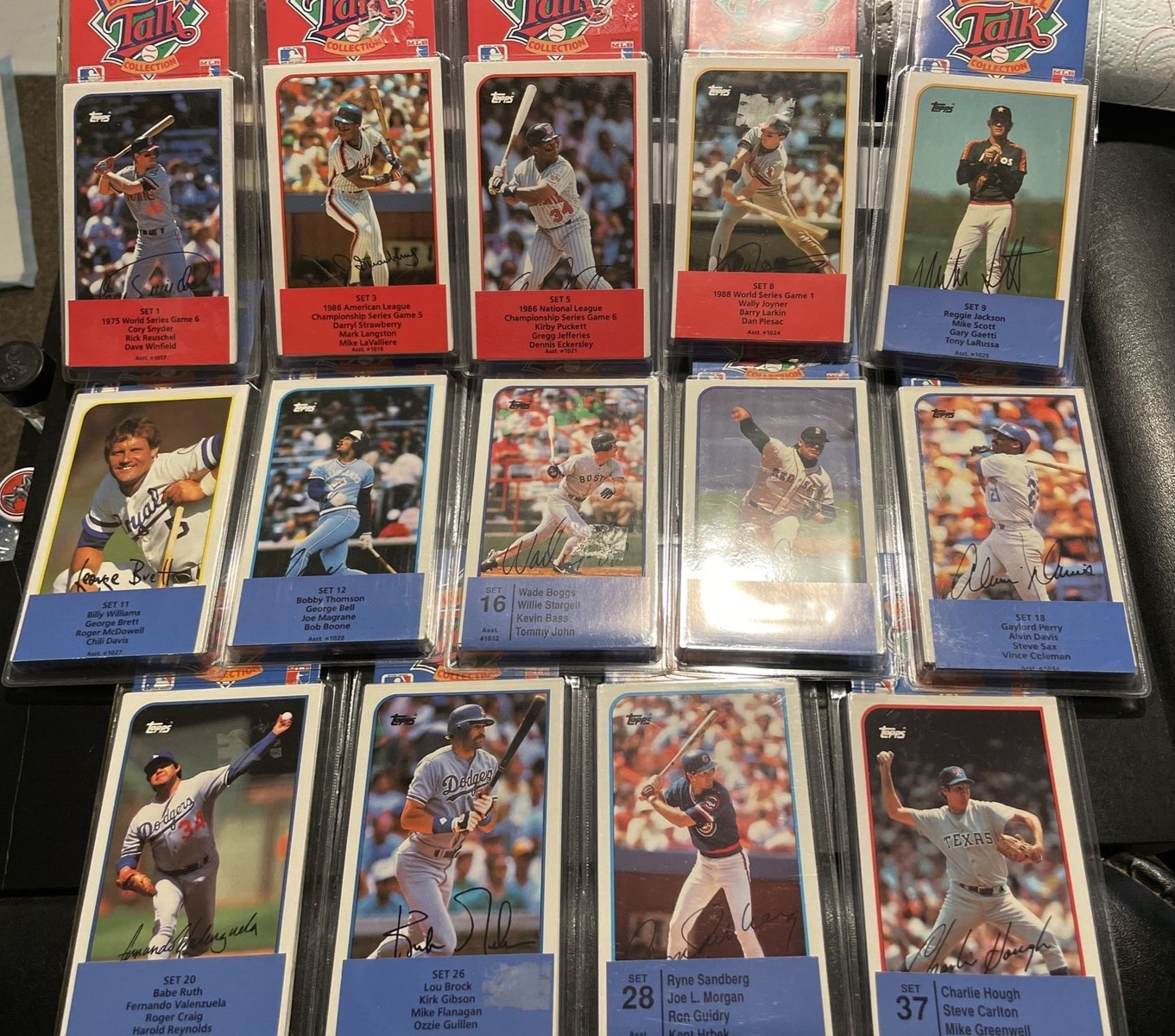 1989 Topps Baseball Talk W/Ryne Sandberg/Darryl Strawberry/Reggie ...