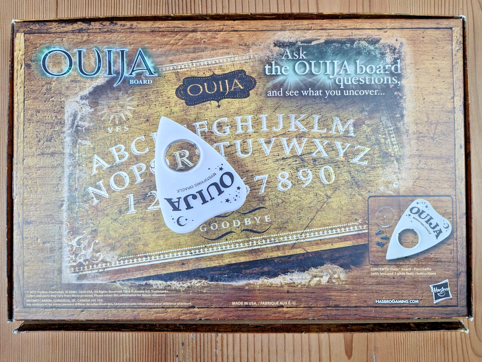 Ouija Board Game Hasbro Set Mystifying Oracle with Planchette - EUC | eBay