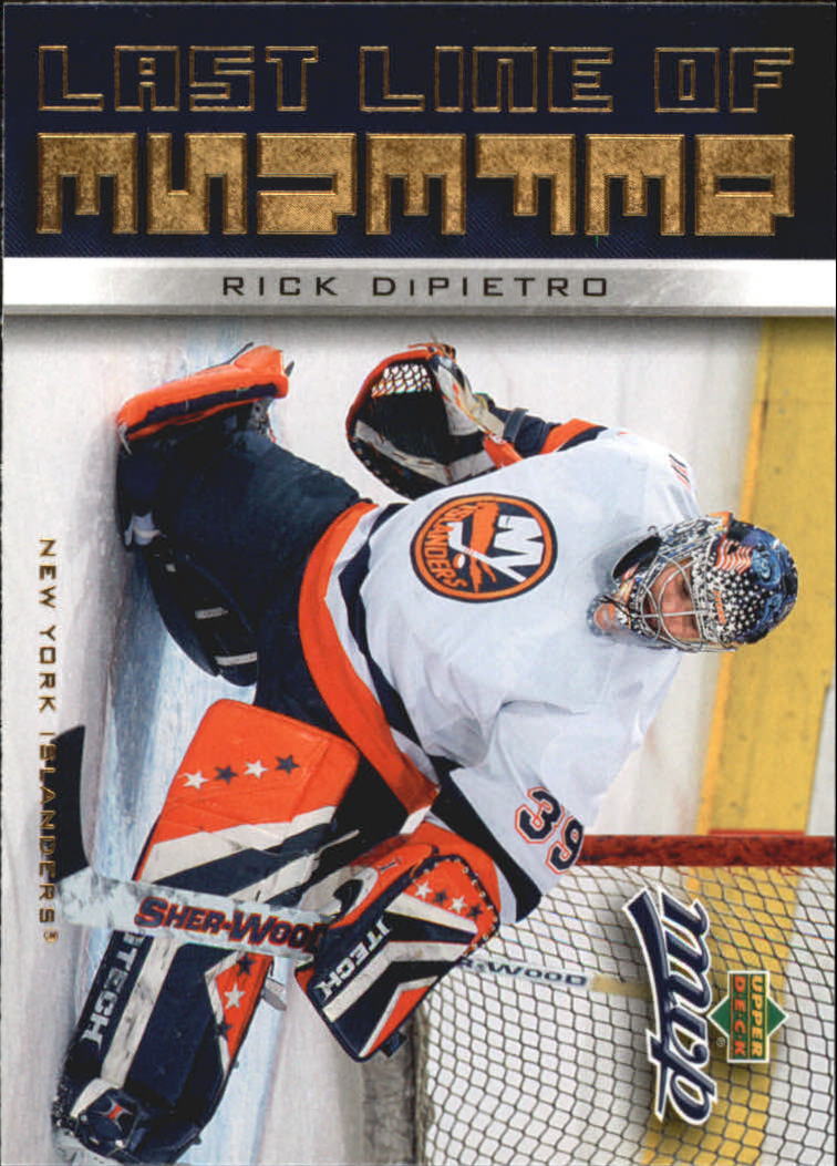 2006-07 Upper Deck MVP - Last Line of Defense #LL23 Rick DiPietro for ...