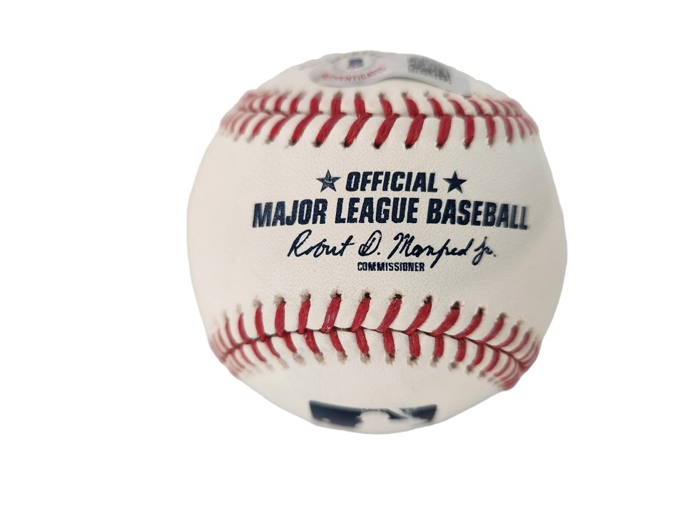 Luis Arraez (Miami Marlins) Signed Official MLB Baseball - QR code ...