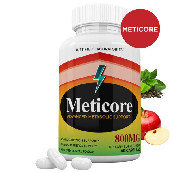 Justified Laboratories Meticore Weight Loss Capsules - 60 Pills for ...