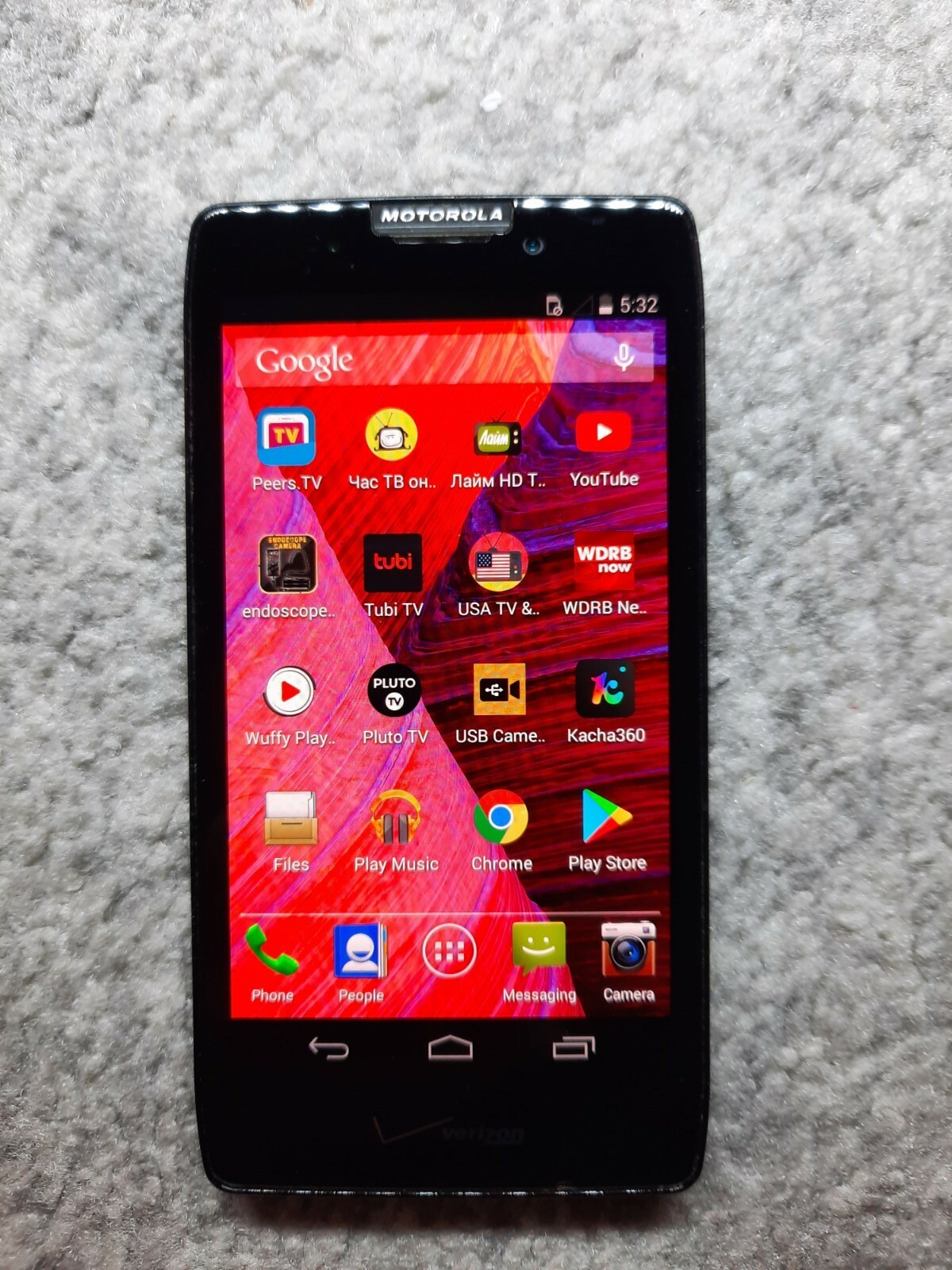 Red Droid Razr Maxx