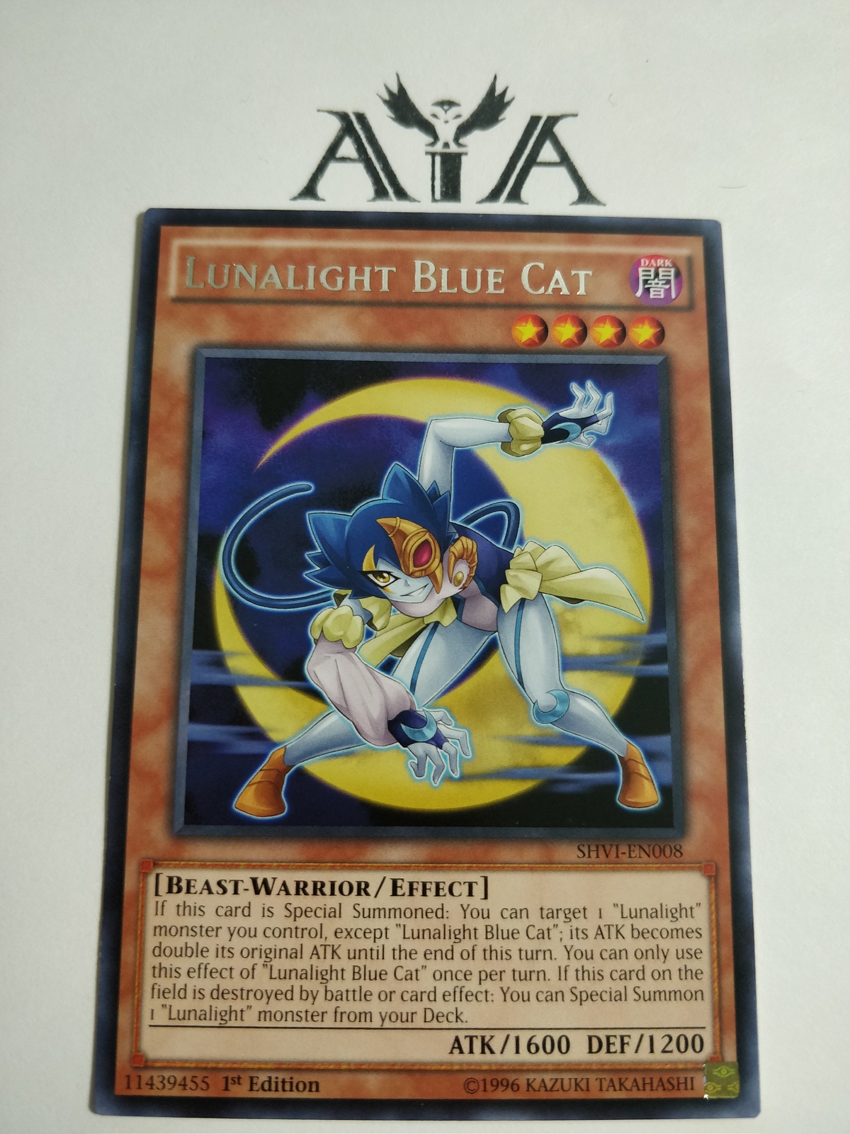3X Lunalight Blue Cat - SHVI-EN008 - Rare - 1st Edition Near Mint ...