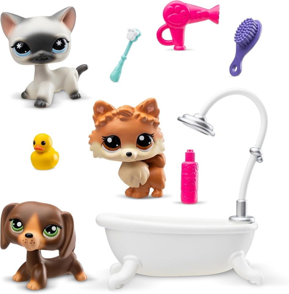 Littlest Pet Shop - Grooming Spa Play Pack, Gen 7 Authentic LPS Bobble ...