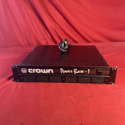 Crown Power Base-1 Stereo 2 Channel Power Amplifier (PB-1) | eBay