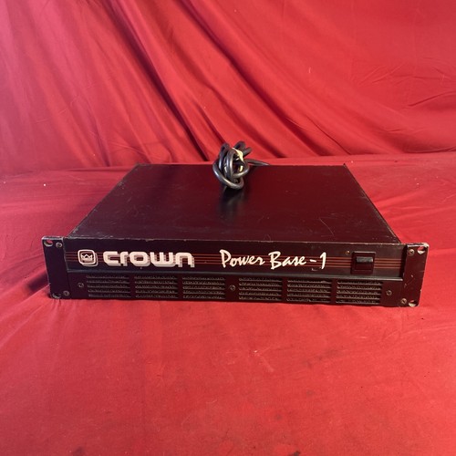Crown Power Base-1 Stereo 2 Channel Power Amplifier (PB-1) | eBay