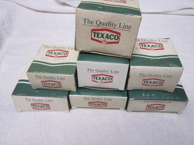 SEVEN NEW TEXACO GAS CAP BOXES FOR DISPLAY ONLY-NO GAS CAPS INCLUDED | eBay