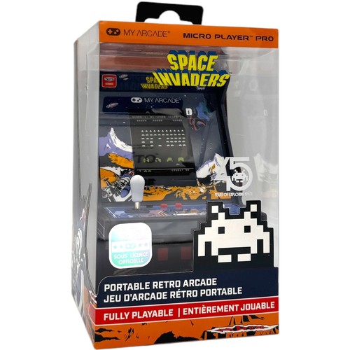 My Arcade Space Invaders Micro Player Pro: 6.75" Mini Arcade Machine ...