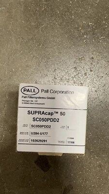 Pall SC050PDD2 Supracap 50 dual-layer media grade PDD2 0.2-0.8 µm | eBay