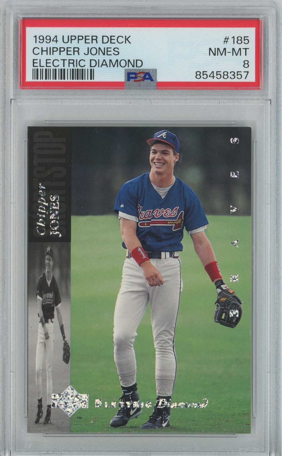 1994 Upper Deck - Electric Diamond #185 Chipper Jones for sale online ...