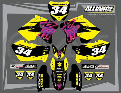 2001-2004 2005 2006 2007 2008 RM 125 250 Graphics SUZUKI RM125 RM250 ...