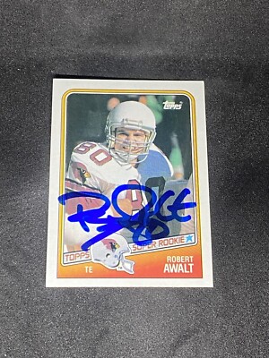 Robert Awalt 1988 Topps #255 Phoenix Cardinals Auto Autographed Signed ...