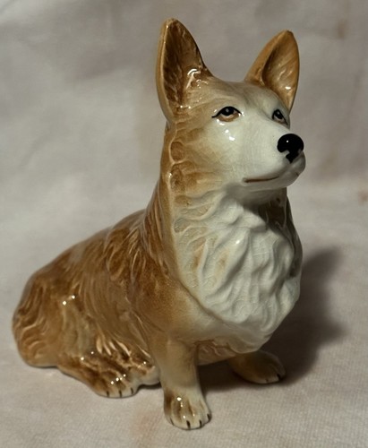 Vintage Ceramic Sylvac England Corgi Dog Figurine | eBay Australia