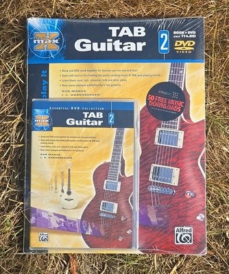 Alfred's Max Tab Guitar Complete See It Hear It Play It Book & DVD ...
