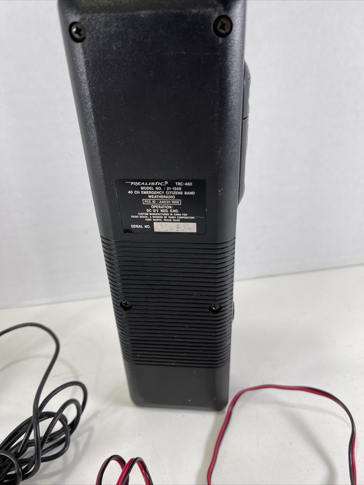 Vintage Realistic TRC-460 Radio Shack 40 Channel CB Weather Radio READ ...