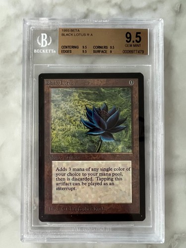 MTG Magic The Gathering Beta Black Lotus BGS 9.5 | eBay