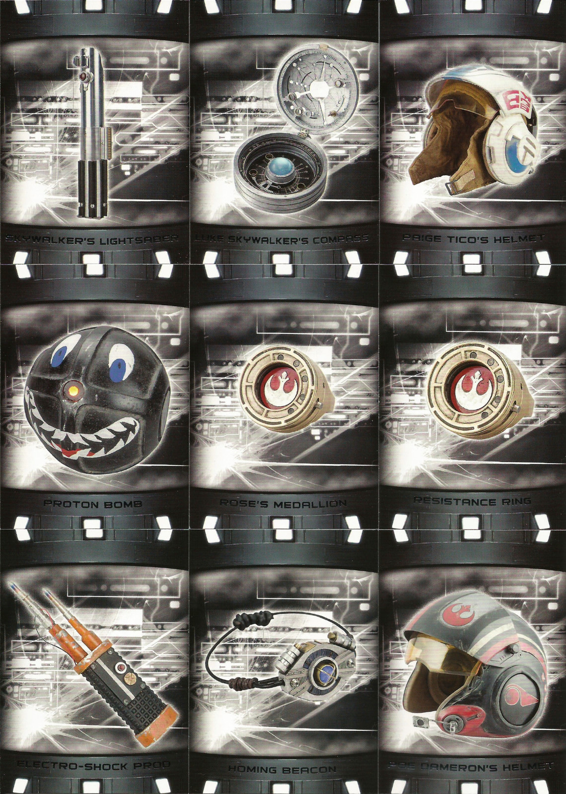 Star Wars Last Jedi Series 2 ~ ITEMS & ARTIFACTS 20-Card Insert Set (IA ...