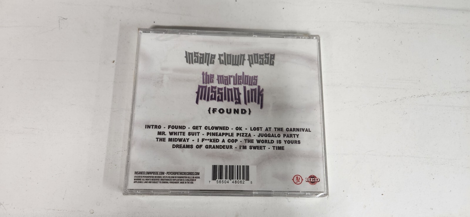 The Marvelous Missing Link (Found) by Icp ( Insane Clown Posse ) (CD ...