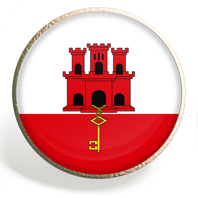 Pin Gibraltar Flag On