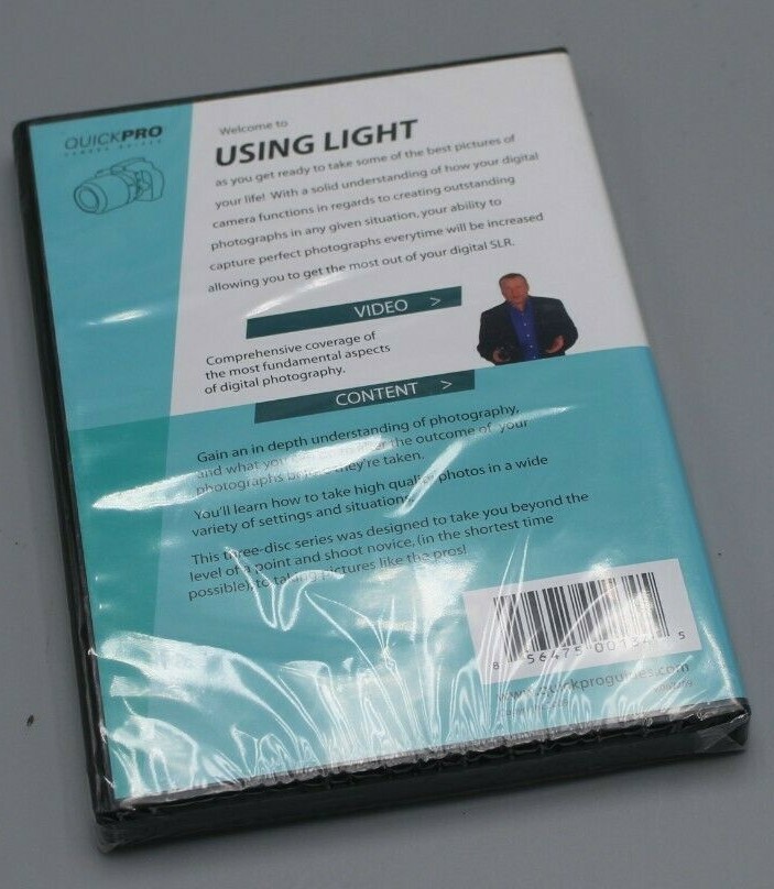 QUICKPRO Camera Guides: Using Light - Interactive DVD Tutorial | eBay