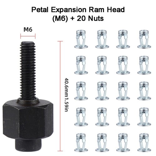 Exquisite Design Rivet Head For Nuts Set with 20pcs Petal Rivet Kit (M4 ...
