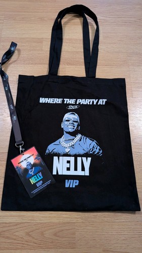 NELLY 2025 Signed Poster GENUINE " Where The Party At" tour VIP Gift ...