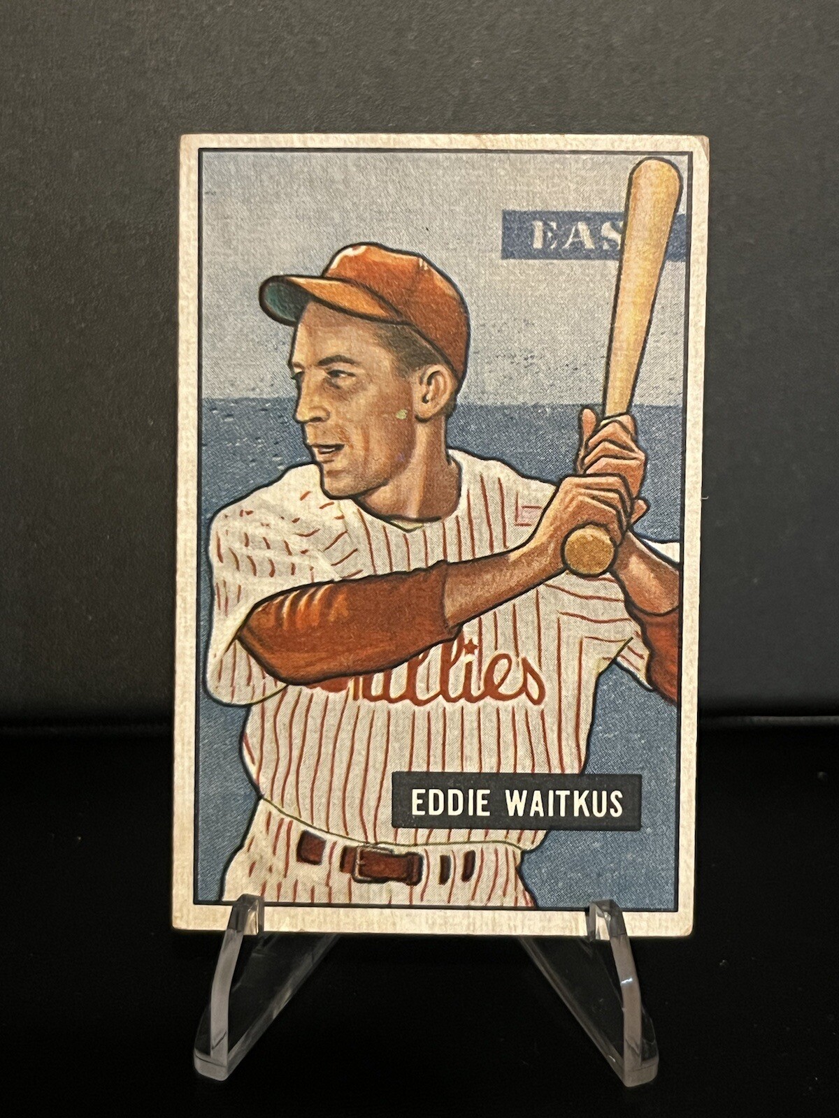 1951 Bowman Eddie Waitkus #28 Phillies vintage card | eBay