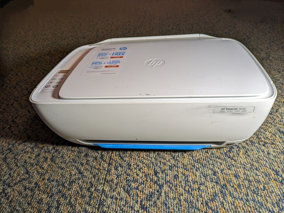 USED HP DeskJet 3630 All-In-One Inkjet Printer (F5S57A) | eBay