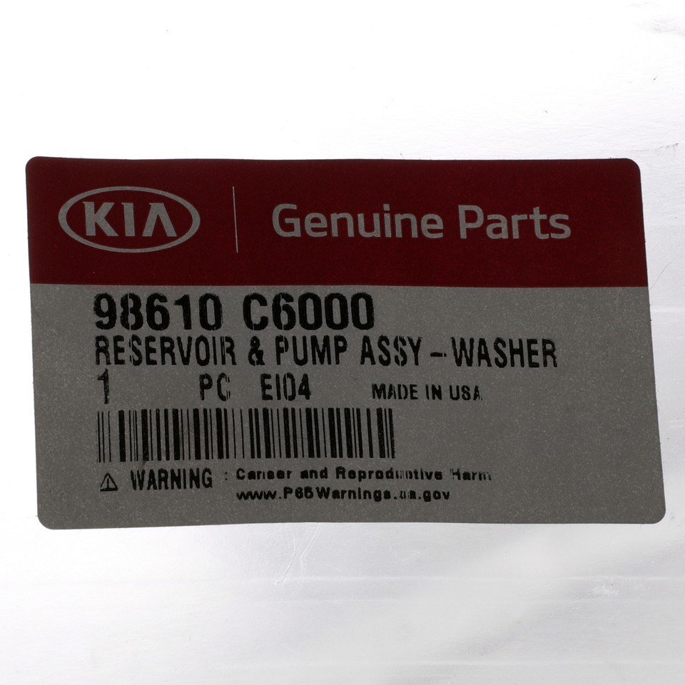 OEM NEW Windshield Washer Fluid Reservoir Tank 16-20 Kia Sorento 98610 ...