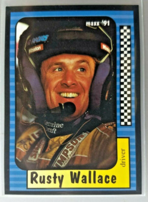 1991 MAXX RUSTY WALLACE CARD#2 NM-MT NASCAR MILLER LITE KODIAK GATORADE ...