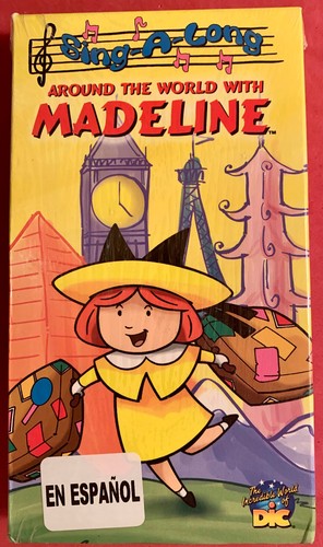 RARE NEW SEALED SPANISH-EN ESPANOL-Around The World With Madeline (VHS ...