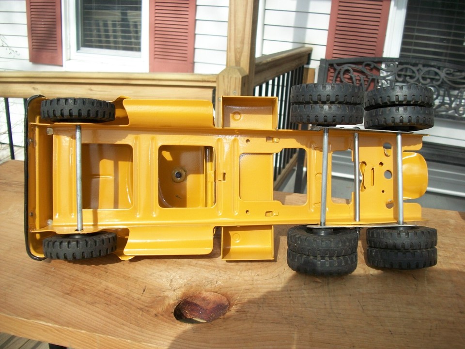 Custom Tonka Caterpillar Lowboy With Bulldozer | eBay