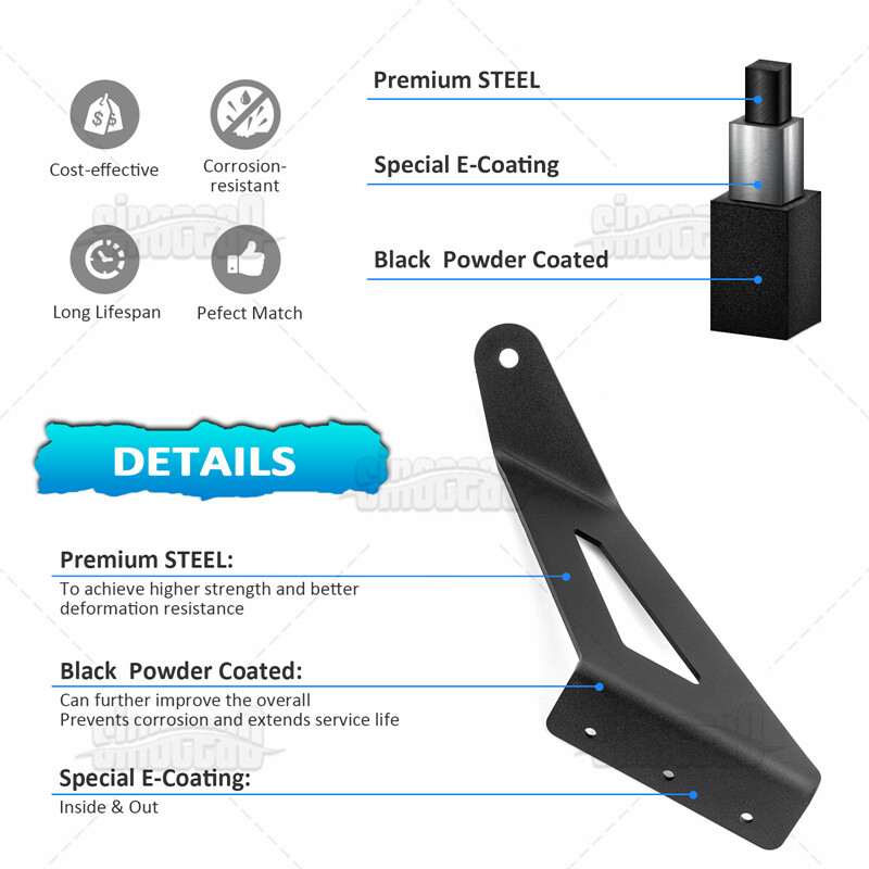 54" Light Bar Over Windshield Mount Wire Kit For 1999-2016 F-250 F350 ...