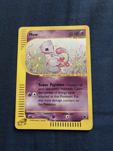Pokémon Mew 19/165 Holo Basic Pokémon Card 2002 English Nintendo | eBay