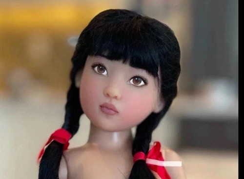 Take Note Song Nude Doll By Helen Kish - Repaint Face By Ellen Harris ...