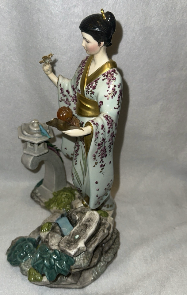 FRANKLIN MINT MARIKO PRINCESS OF THE WISTERIA BLOSSOMS Porcelain ...