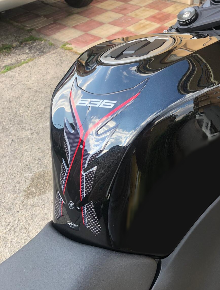 Tank Guard 3D Tank Pad Motorcycle Compatible Kawasaki ZX-6R ninja 636 ...