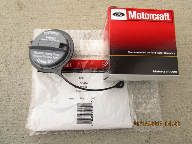 81 - 90 Ford ESCORT Fuel Gas Tank Filler Cap With Tether OEM Fc-926 for ...