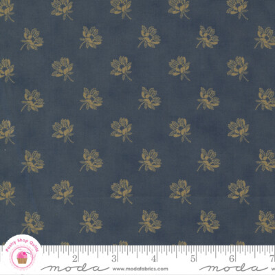 Moda GARDEN GATHERING 49173 28 Blue Floral PRIMITIVE GATHERINGS Quilt ...