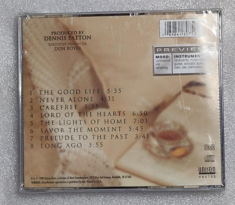 Contours-The Good Life by Dennis Patton (CD, 1998, Unison) NEW ...